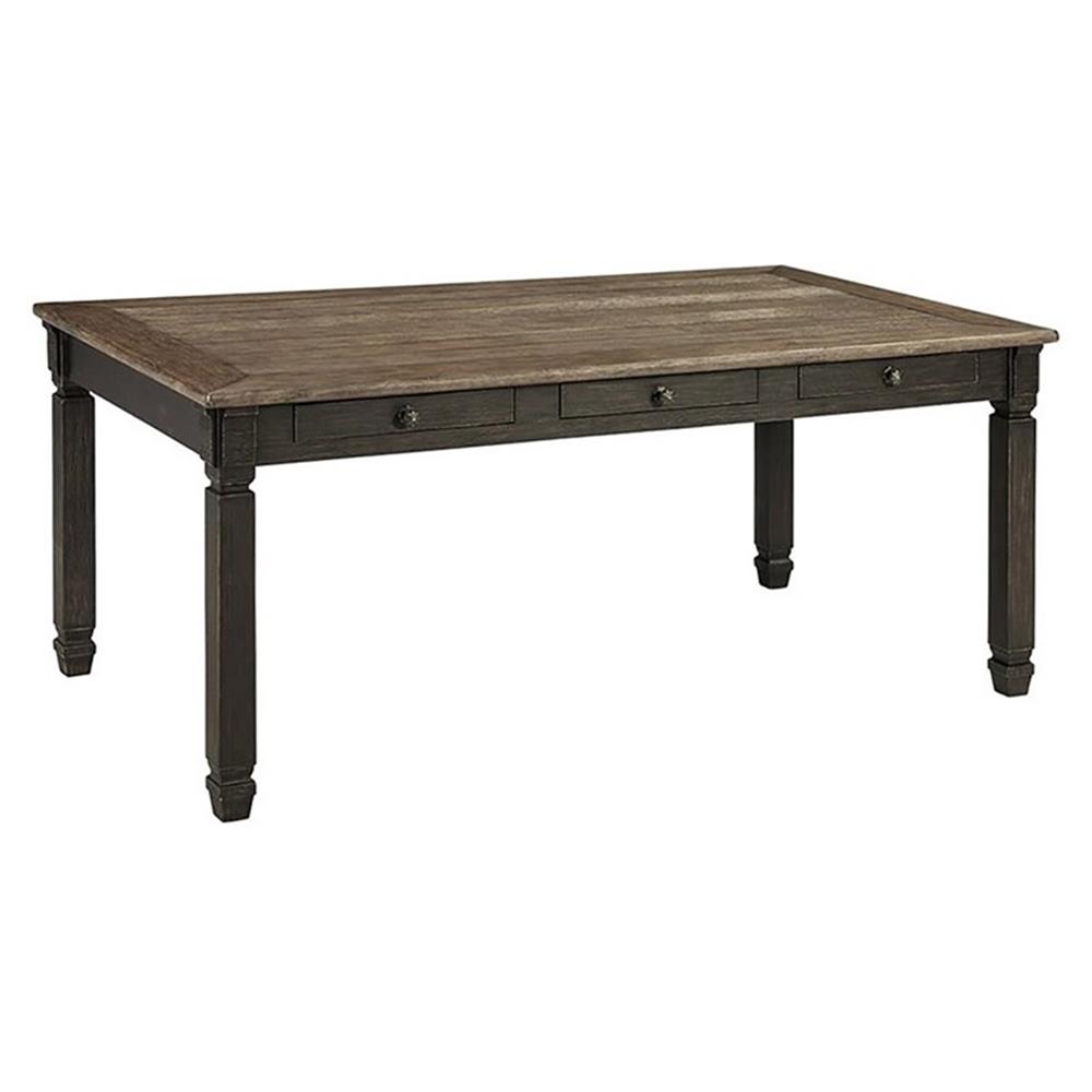 Signature Design by Ashley Tyler Creek Storage Dining Table in Black ...