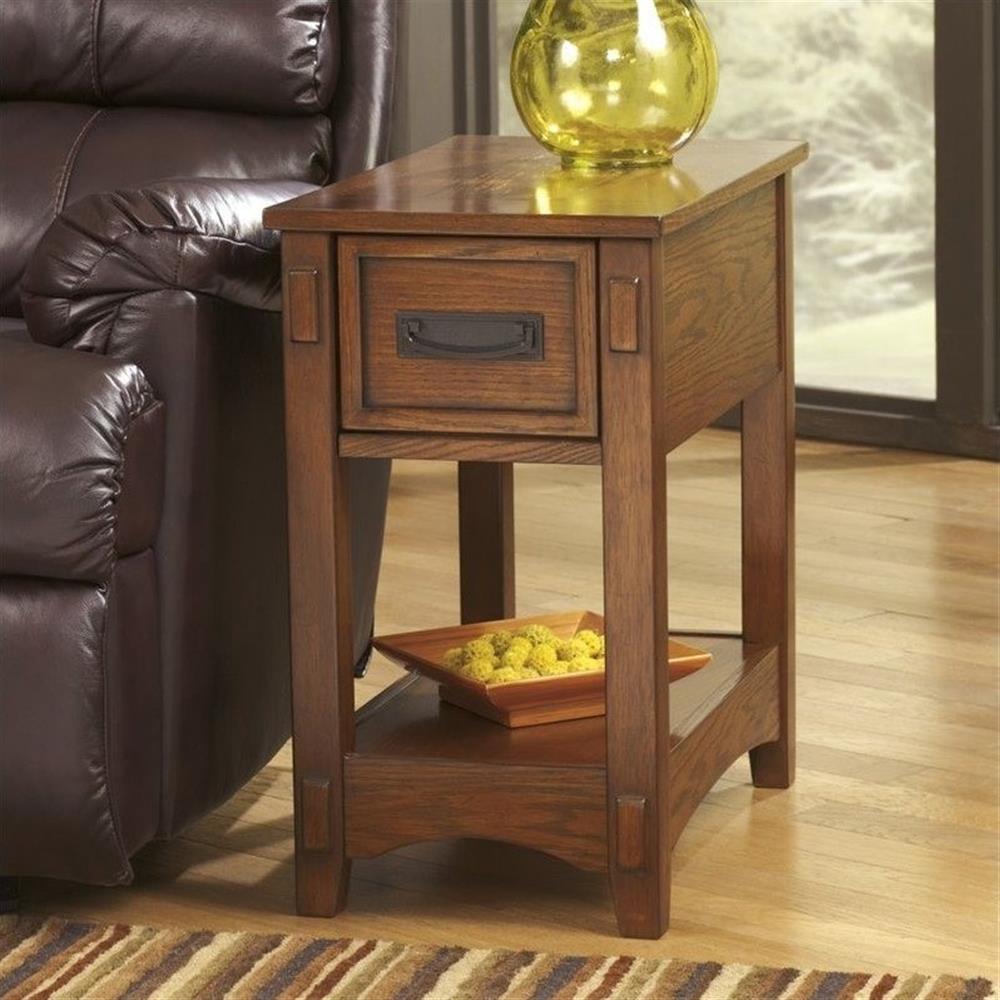 Signature Design by Ashley Furniture Breegin 1 Drawer End Table in ...